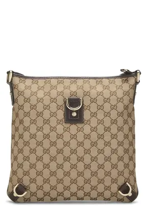 Gucci Original Gg Canvas Abbey Messenger - Beige