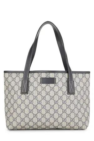 Gucci Gg Supreme Tote - Navy
