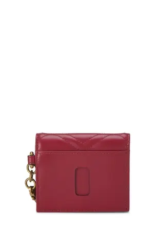 Gucci Gg Marmont Card Case - Red
