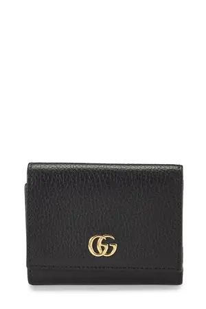 Gucci Trifold Compact Wallet - Black