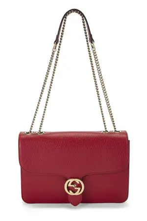 Gucci Leather Interlocking Crossbody