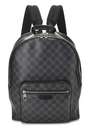 LOUIS VUITTON Damier Graphite Josh Backpack - Black