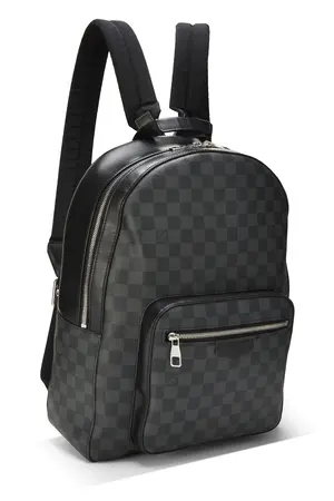 LOUIS VUITTON Damier Graphite Josh Backpack - Black