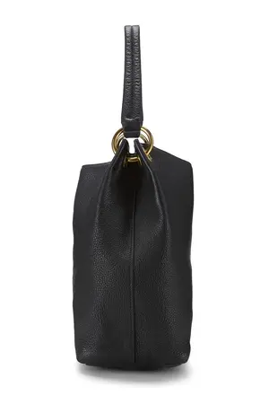 Prada Vitello Daino Embossed Logo Hobo