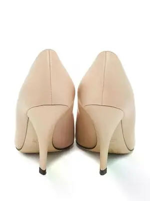 Fendi Leather Pointed Toe Stiletto Heel Pumps