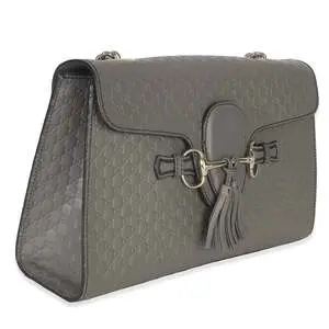 Gucci Ssima Leather Chain Shoulder Bag