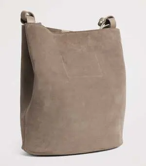 Harrods Suede Shoulder Bag