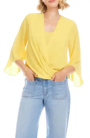 Karen Kane 3/4 Sleeve Blouses