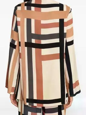 AMIR SLAMA Geometric Print Shirt