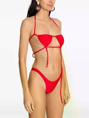 AMIR SLAMA String-detail Bikini Set