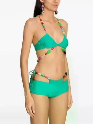 AMIR SLAMA Beaded Detail Bikini Set