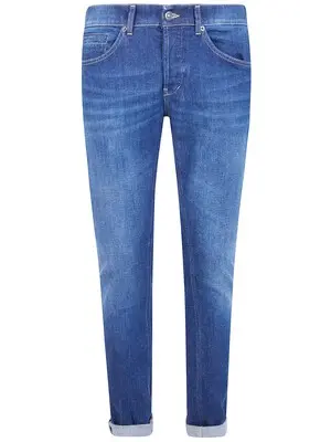 DONDUP 5 Pockets Stretch Skinny "george" Jeans - Blue