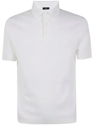 Herno Short Sleeves Polo Shirt - White
