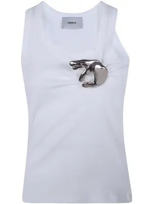 Coperni Emoji Tank Top - White