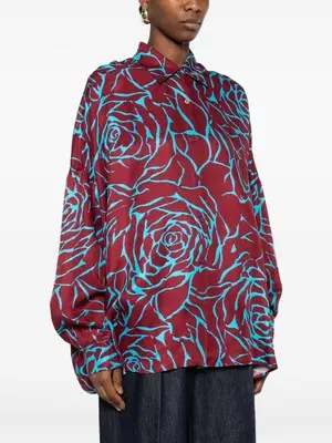 Dries Van Noten Casia Printed Shirt - Red