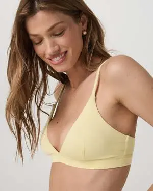 Vuori Hao Triange Bra - Lemon Snap Heather