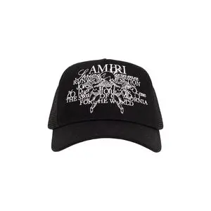 Amiri Printed Trucker Cap - Black