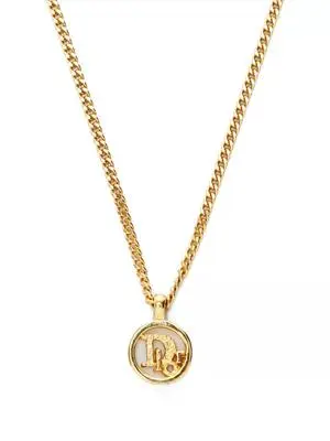 Dior Vintage 1980-1990s Logo Necklace