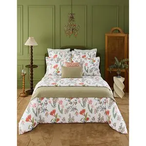 YVES DELORME Eze Floral-print Cotton-sateen Oxford Pillowcase 65cm X 65cm - Multicoloured