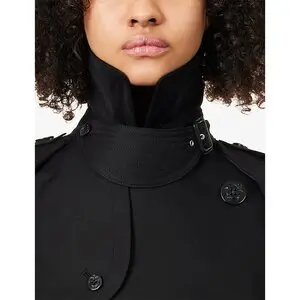 Sacai Internal-vest Cropped Cotton-blend Jacket