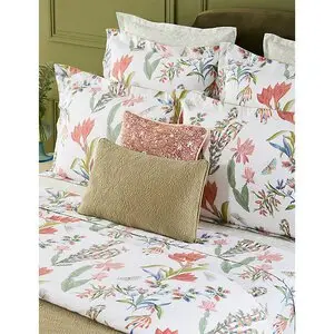 YVES DELORME Eze Floral-print Cotton-sateen Oxford Pillowcase 50cm X 75cm