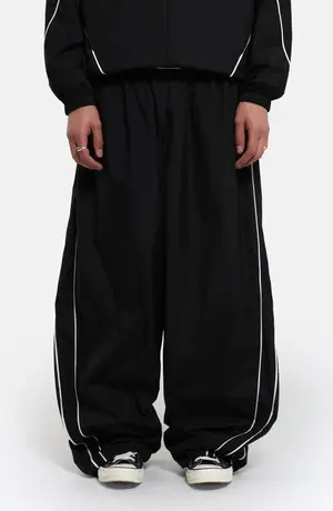 JADED LONDON Oversize Microfiber Ripstop Track Pants