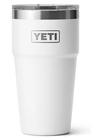 YETI Rambler 20-ounce Stackable Cup White