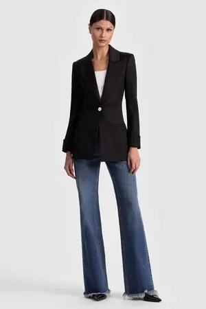 Alice + Olivia Burns Fitted Blazer