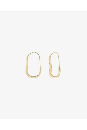 Splendid Shashi Mia Wave Hoop Earrings - Gold