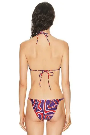 Emilio Pucci Bra Bikini Top - Multicolor