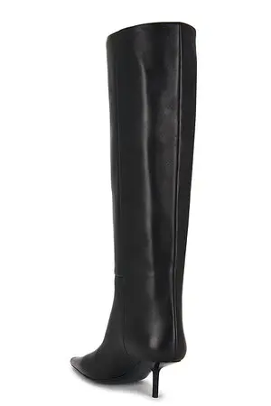 Saint Laurent Victoire Knee-high Boots - Noir