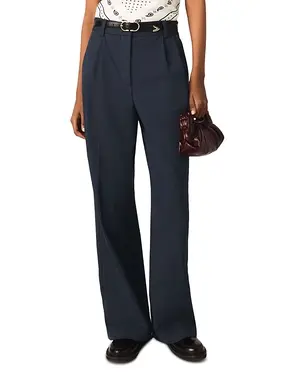 Maje High Waisted Pants For Women