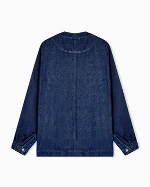 Giorgio Armani Stretch Cotton-denim Shirt Jacket