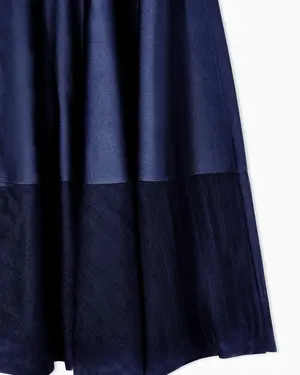 Giorgio Armani Long Dress In Scuba And Jersey