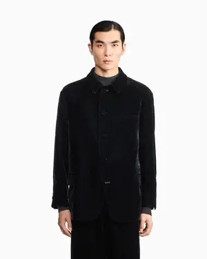 Giorgio Armani Velvet Shirt Jacket