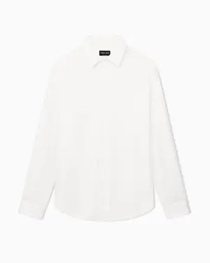 Giorgio Armani Hammered Silk Satin Shirt
