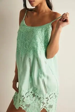 Free People Sweet Heirloom Mini Slip - Local Sea