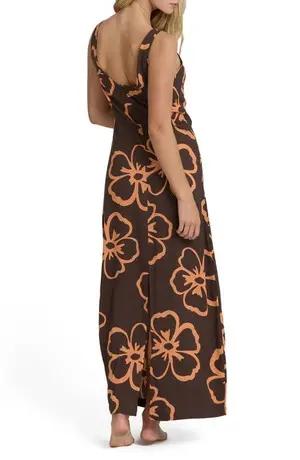 BILLABONG Sunkissed Floral Print Maxi Dress