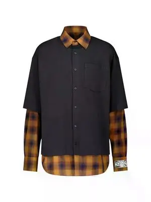 We11Done Flannel Check-pattern Shirt