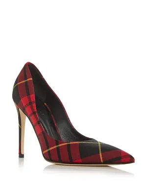 Alexander McQueen Skull Tartan Pumps
