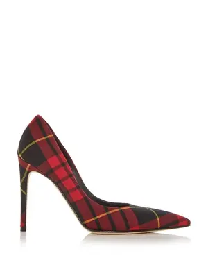 Alexander McQueen Skull Tartan Pumps