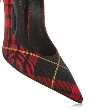 Alexander McQueen Skull Tartan Pumps