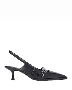 Maje Leather Slingback Pumps