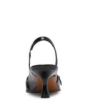 Maje Leather Slingback Pumps