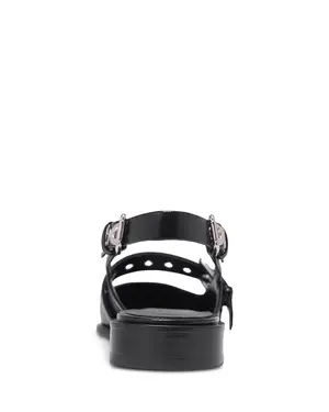 Maje Leather Slingback Flats