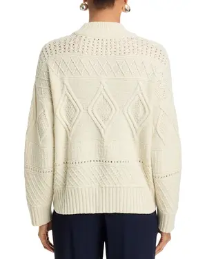 Altuzarra Buchanan Wool-blend Cable-knit Sweater