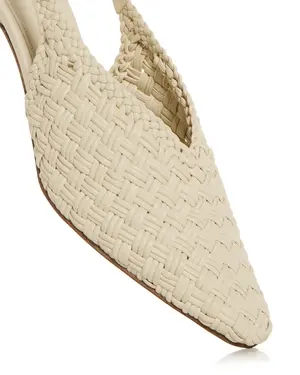 Bottega Veneta Intrecciato Slingback Pumps