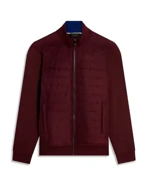 Ted Baker London Durano Quilted Jacket - Maroon