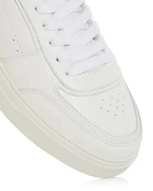 REPRESENT Initial Leather Sneakers - Flat White