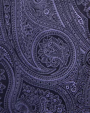 Canali Silk Paisley Neck Tie - Lavender